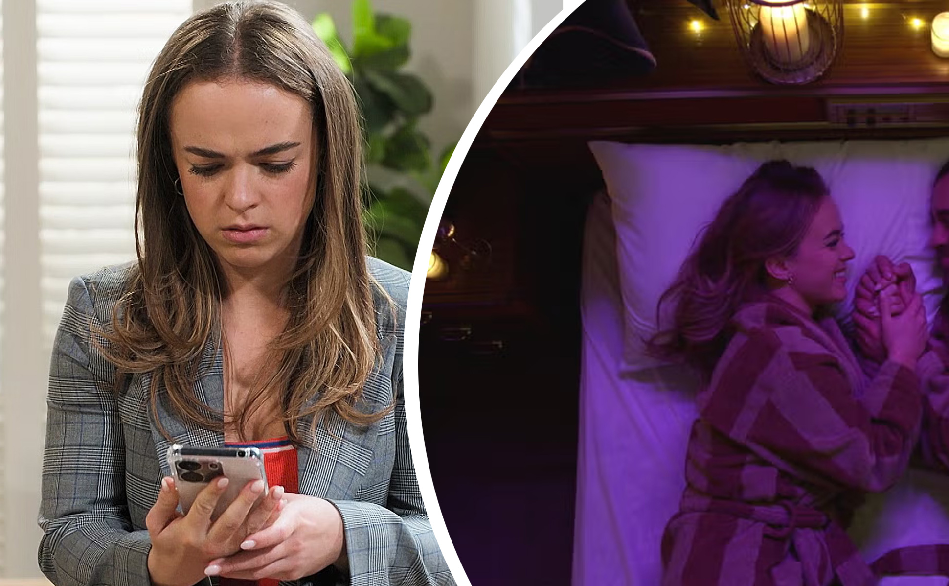 Neighbours another person appears, what happens: Holly is sent a photo ...