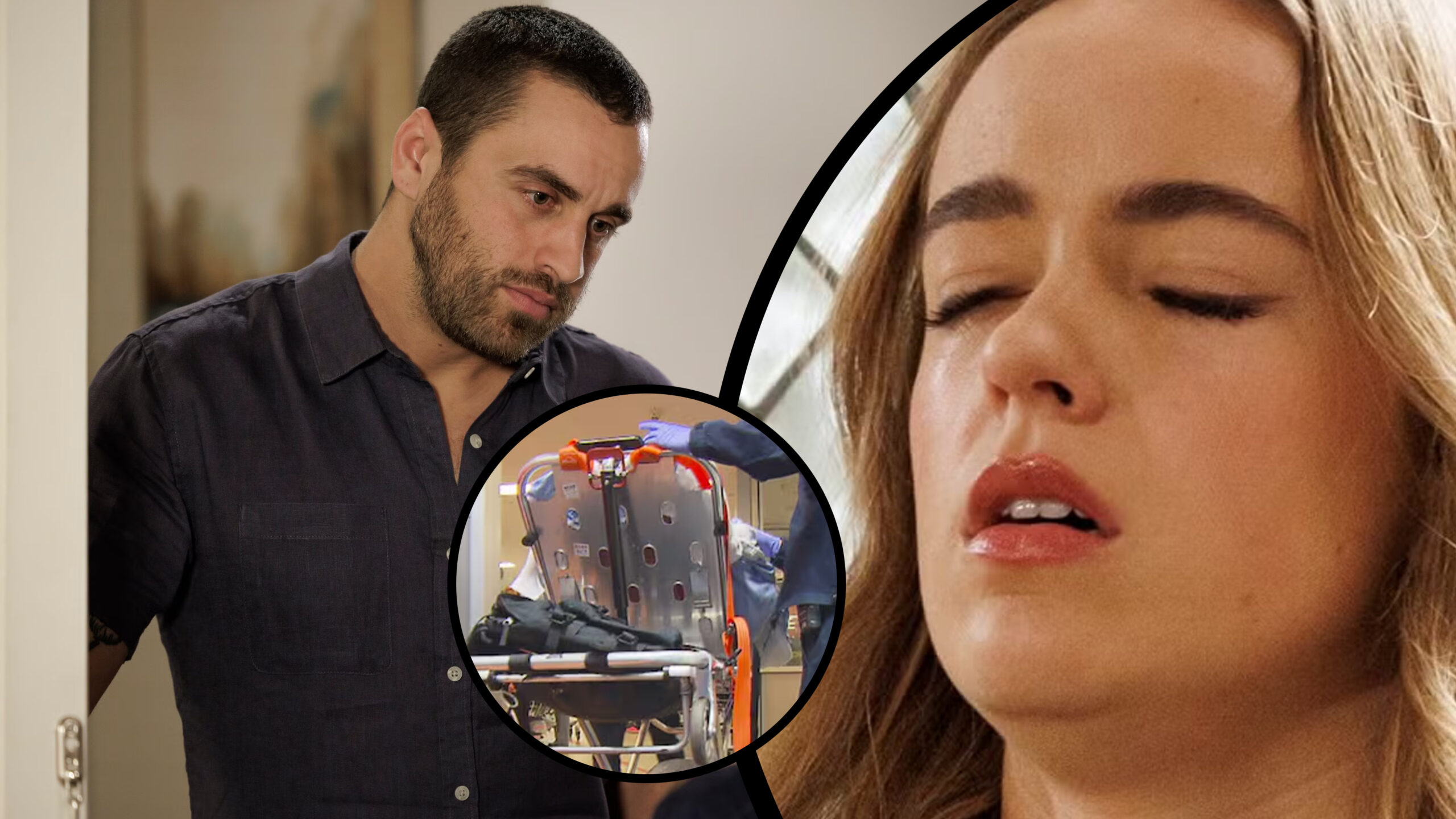 “What happened to her, is she okay?” Holly was carried into the ...